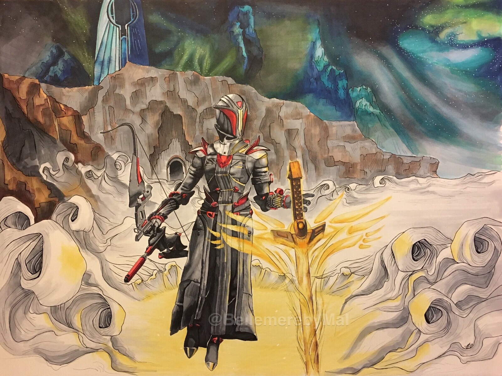 ArtStation - Warlock in the Dreaming City