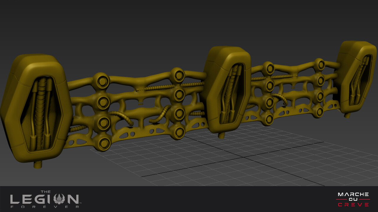 Gyula Molnár - Alien Base interior Design