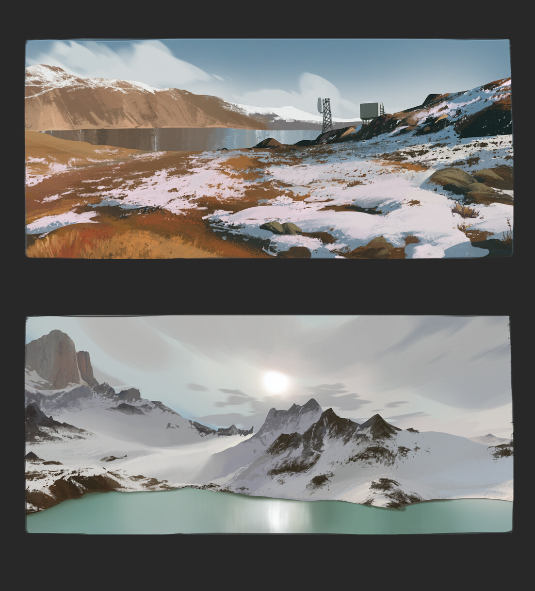 ArtStation - Some virtual plenair sketches