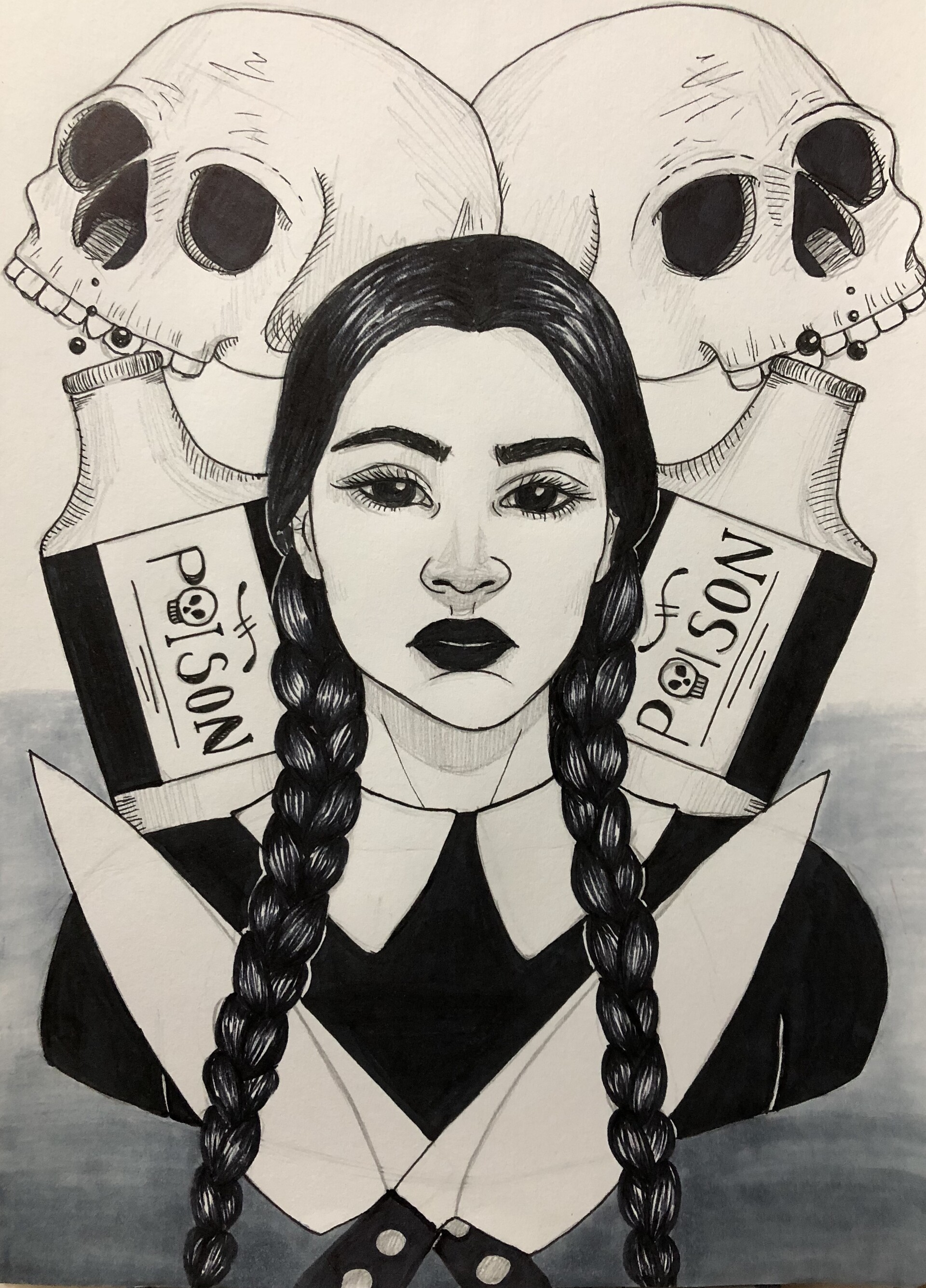 Demi Williams - Drawloween/Inktober 2018