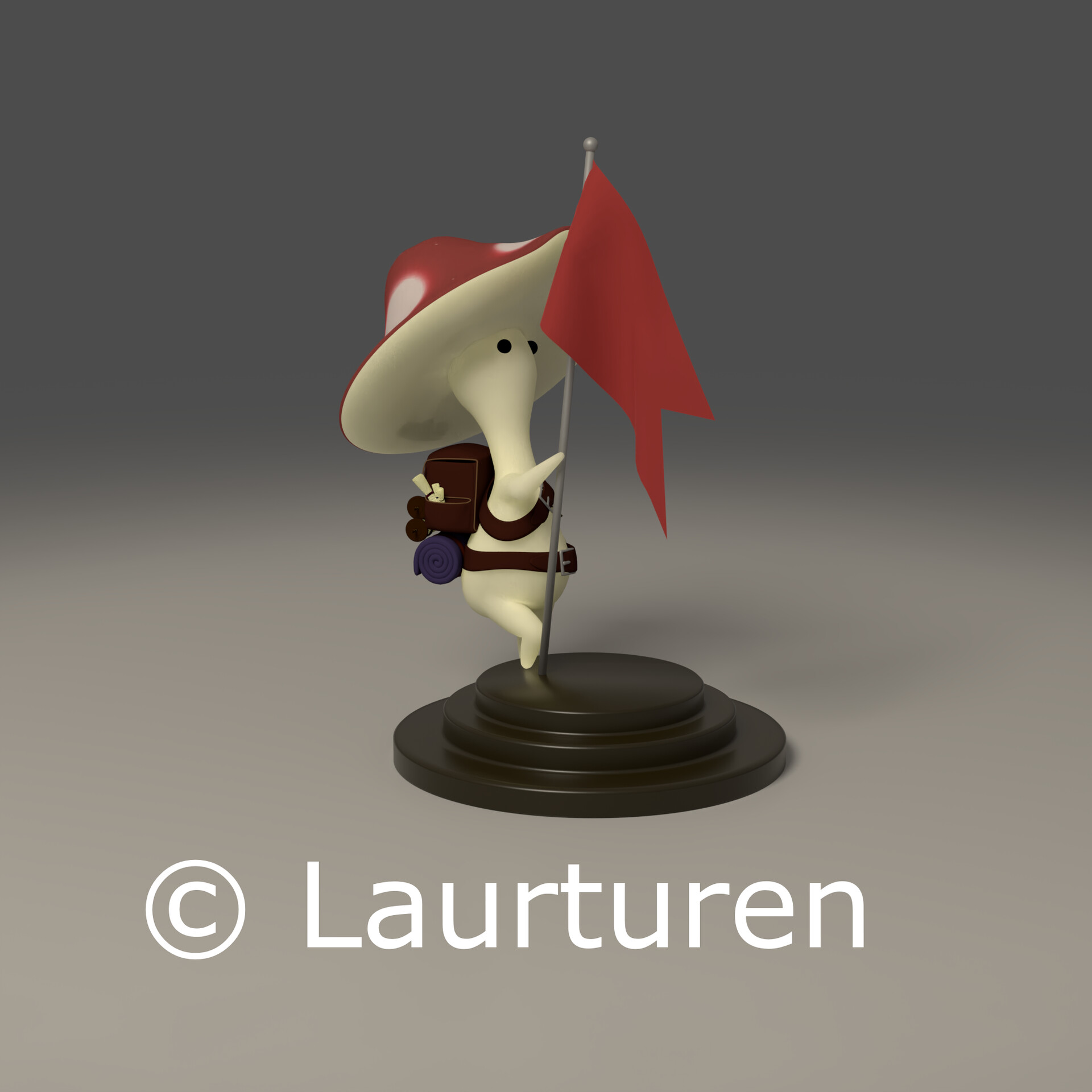 ArtStation - Mooshy, the mushroom adventurer!