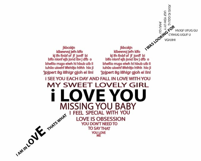 ArtStation - Heart Typography