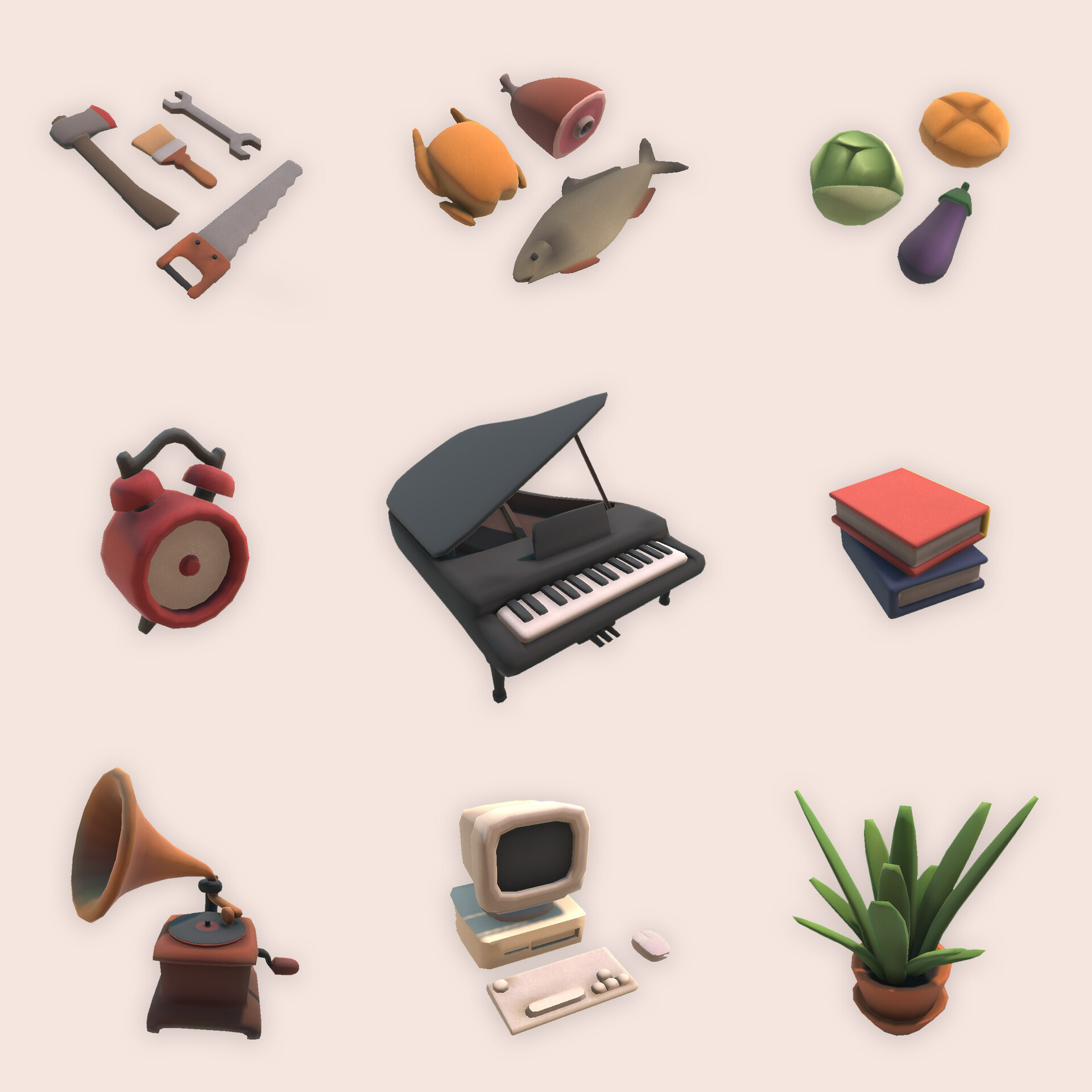 ArtStation - Miscellaneous small assets