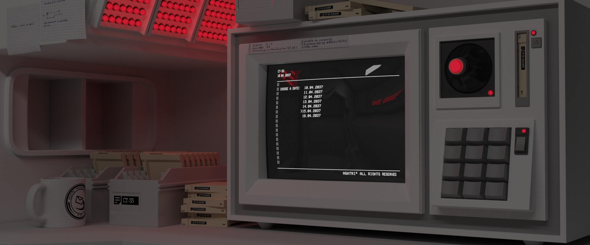 ArtStation - Low-Fi Computer table