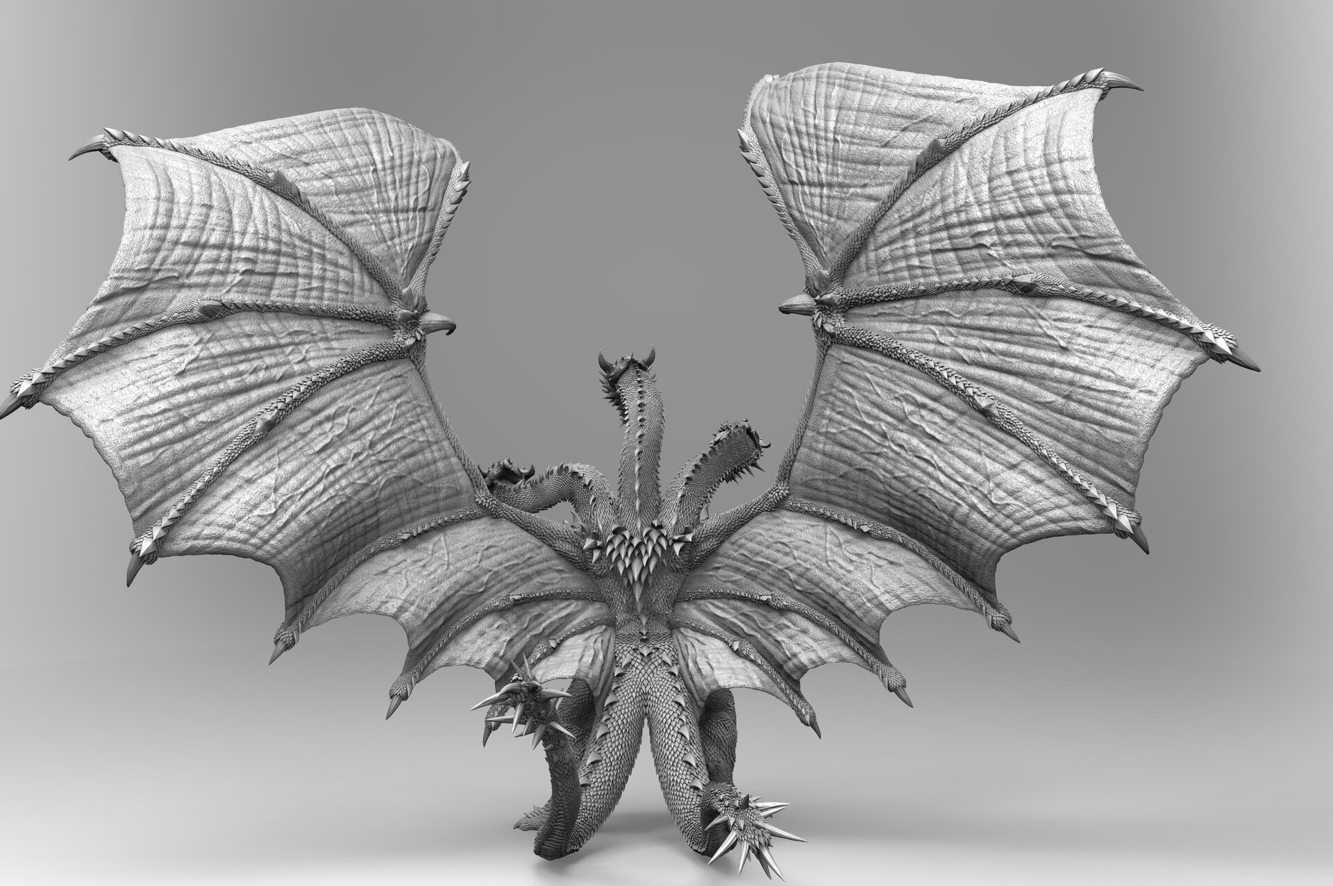 ari yanto - King Ghidorah Fanart