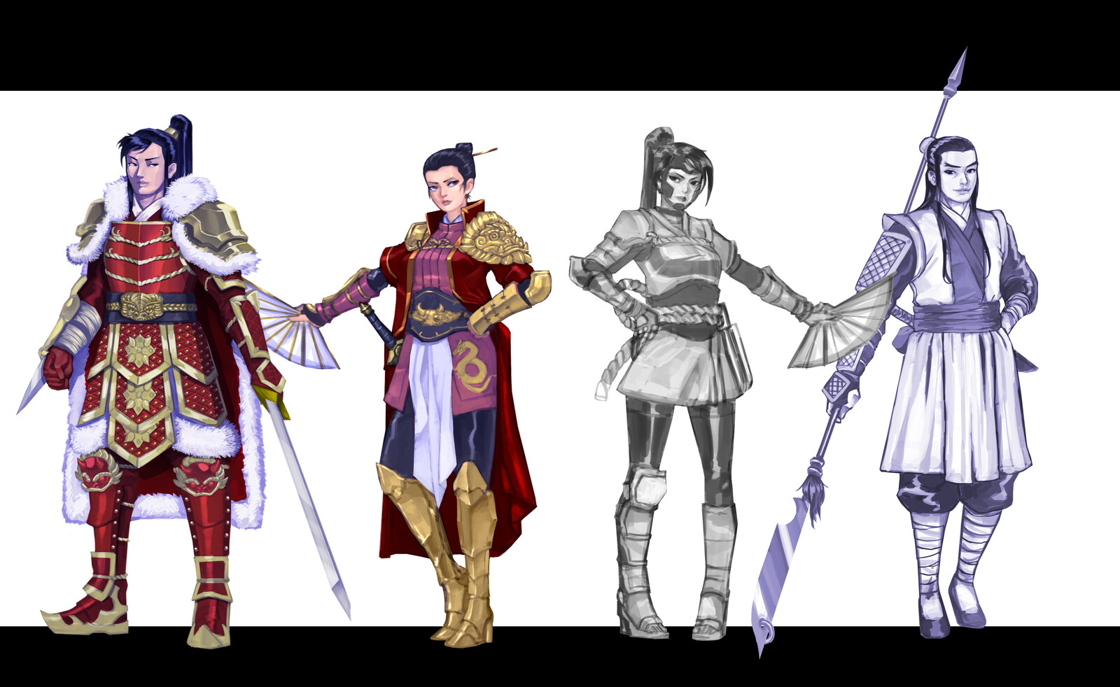 Ashraff Ali - Character Concept_01 study + Step by Step