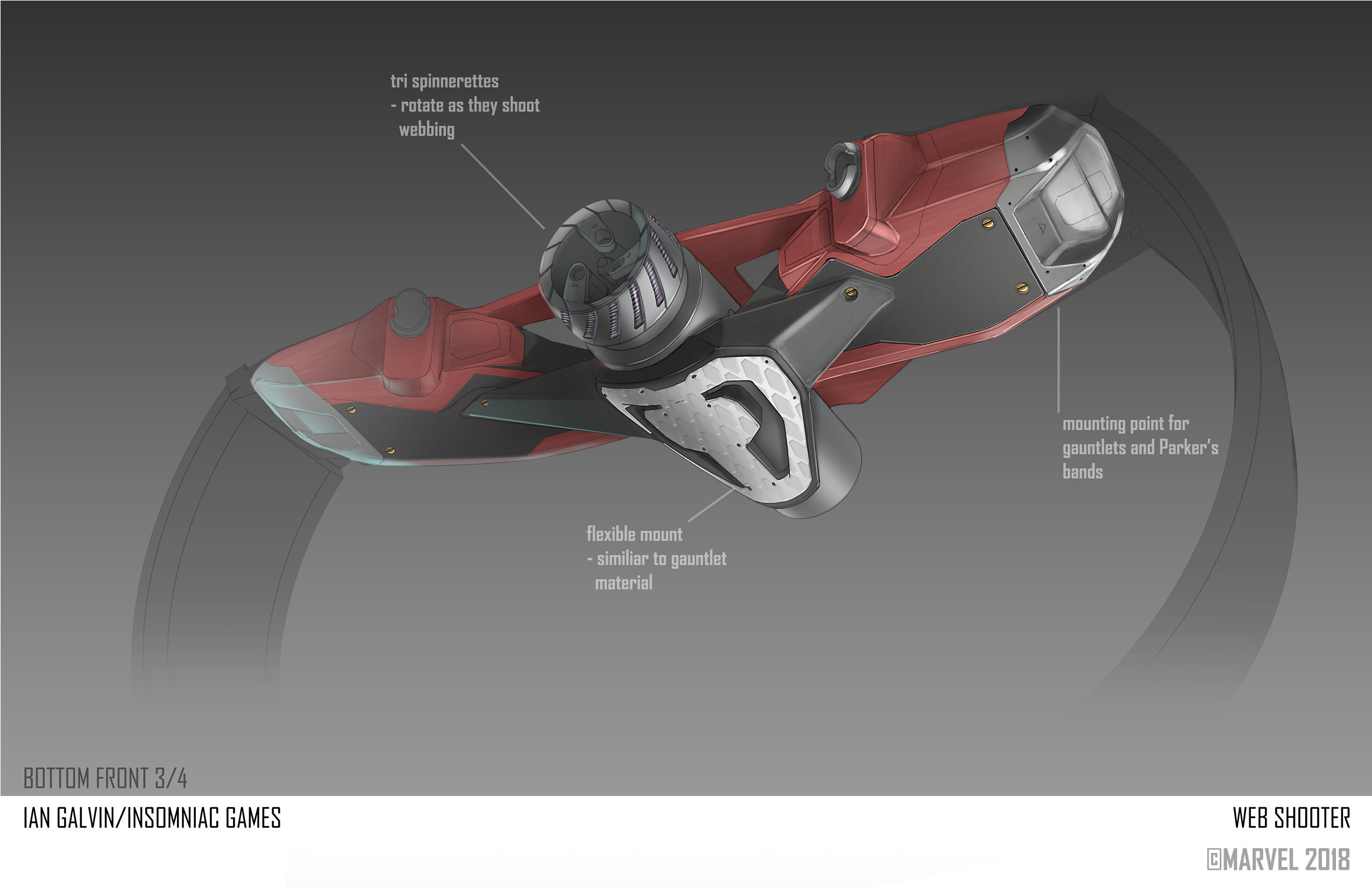 Spiderman Web Shooter Design