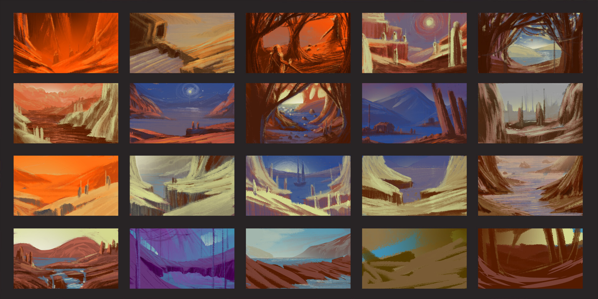 ArtStation - Color Thumbnails