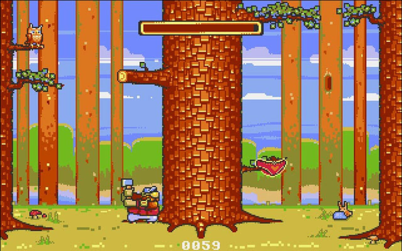 lumberjack pixel art