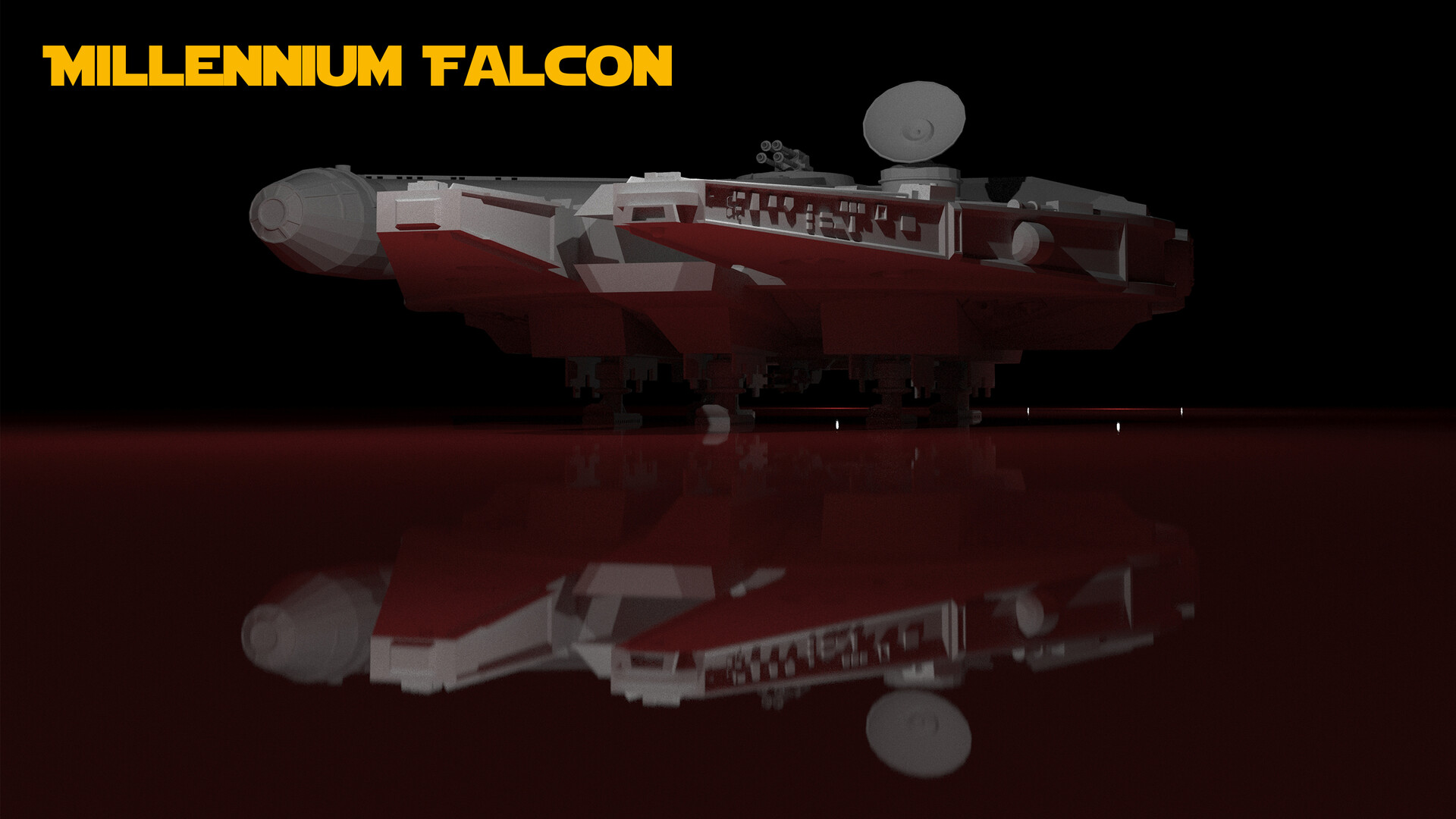 ArtStation - Millennium Falcon