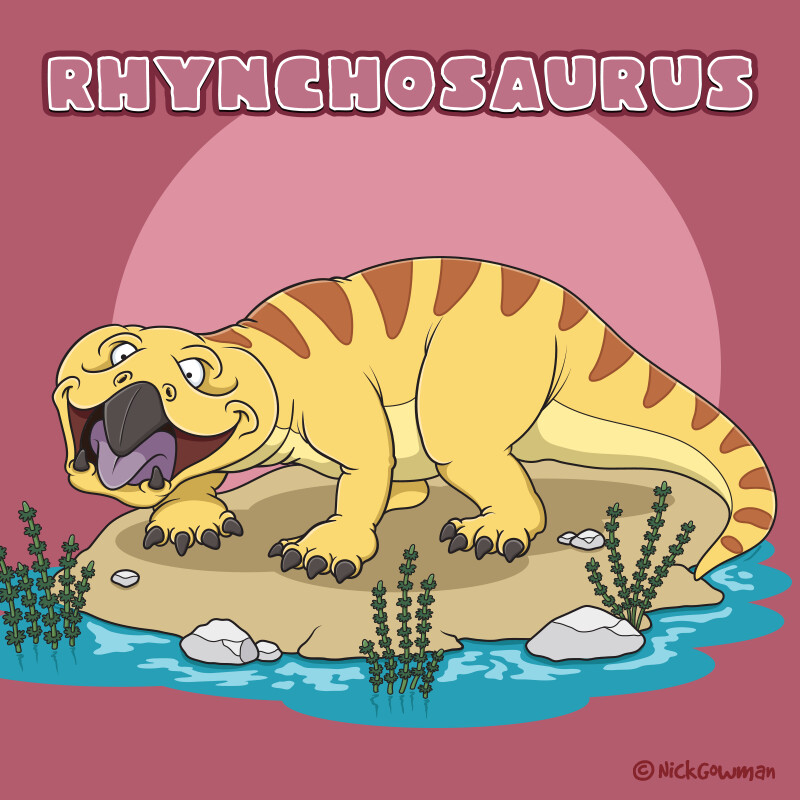 Nick Gowman - Cartoon Dinosaurs and Prehistoric Creatures