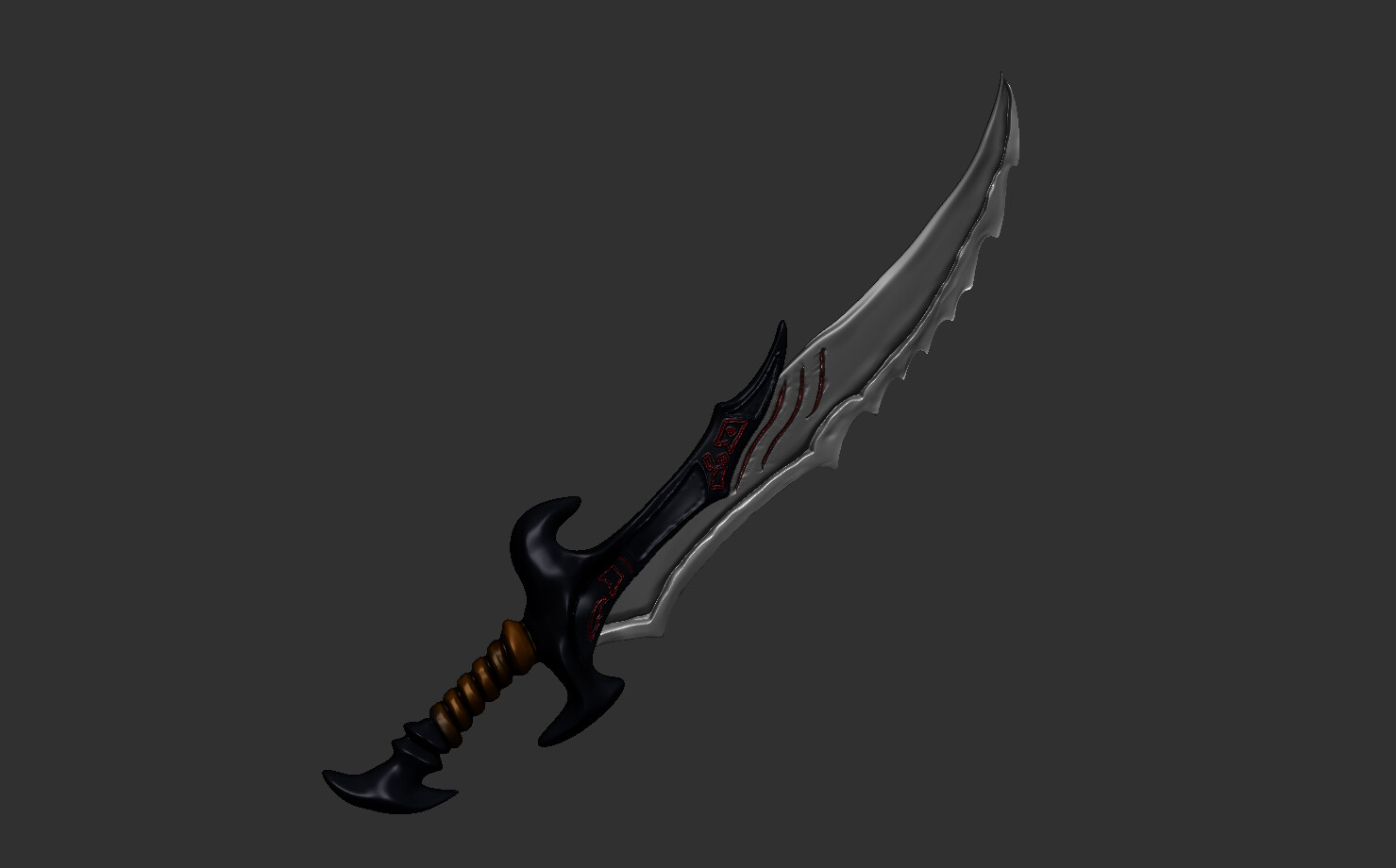ArtStation - Daedra sword i guess