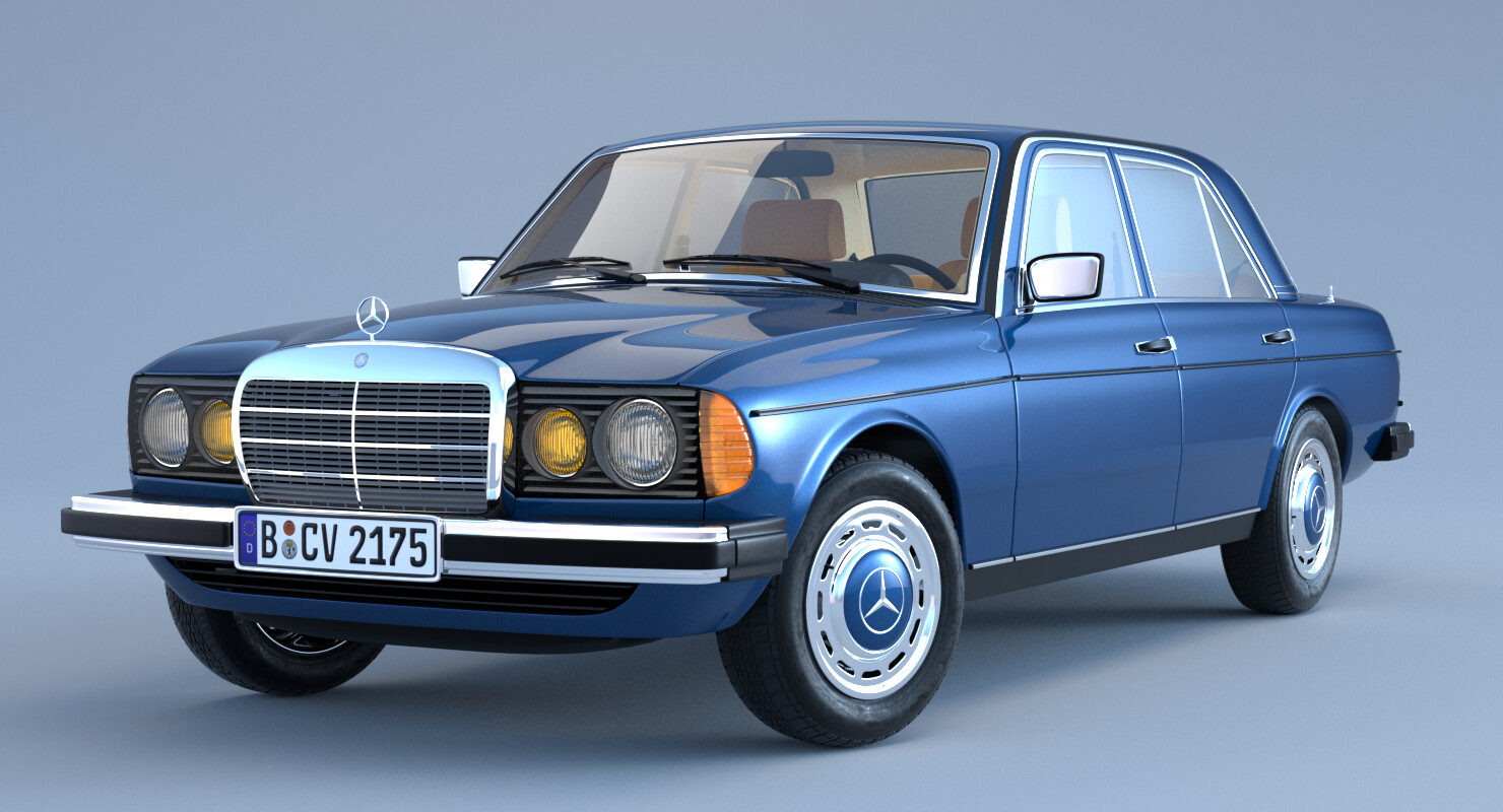 ArtStation - Mercedes-Benz W123