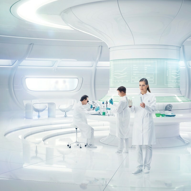 ArtStation - Futuristic Lab