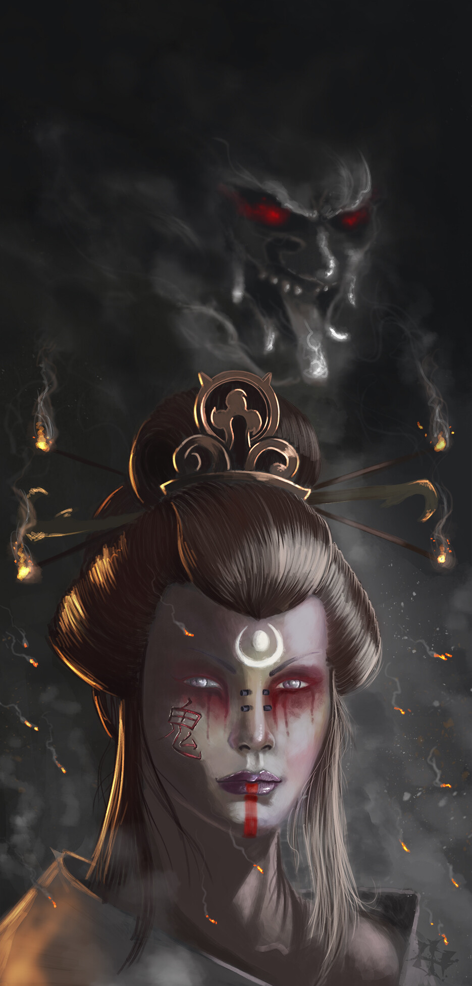 ArtStation - Dark Geisha
