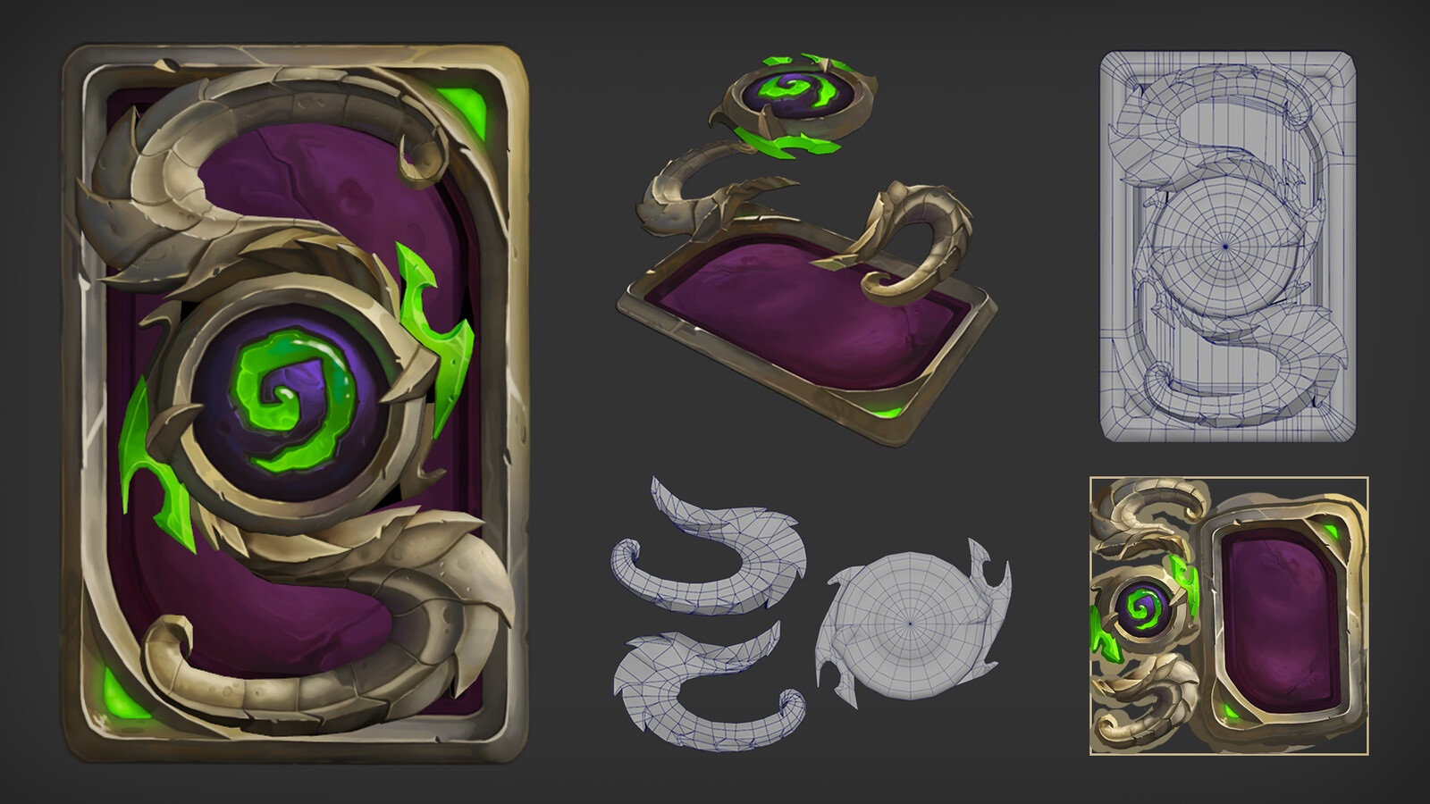 Favre Emeric - 3D model - hearthstone legion back card