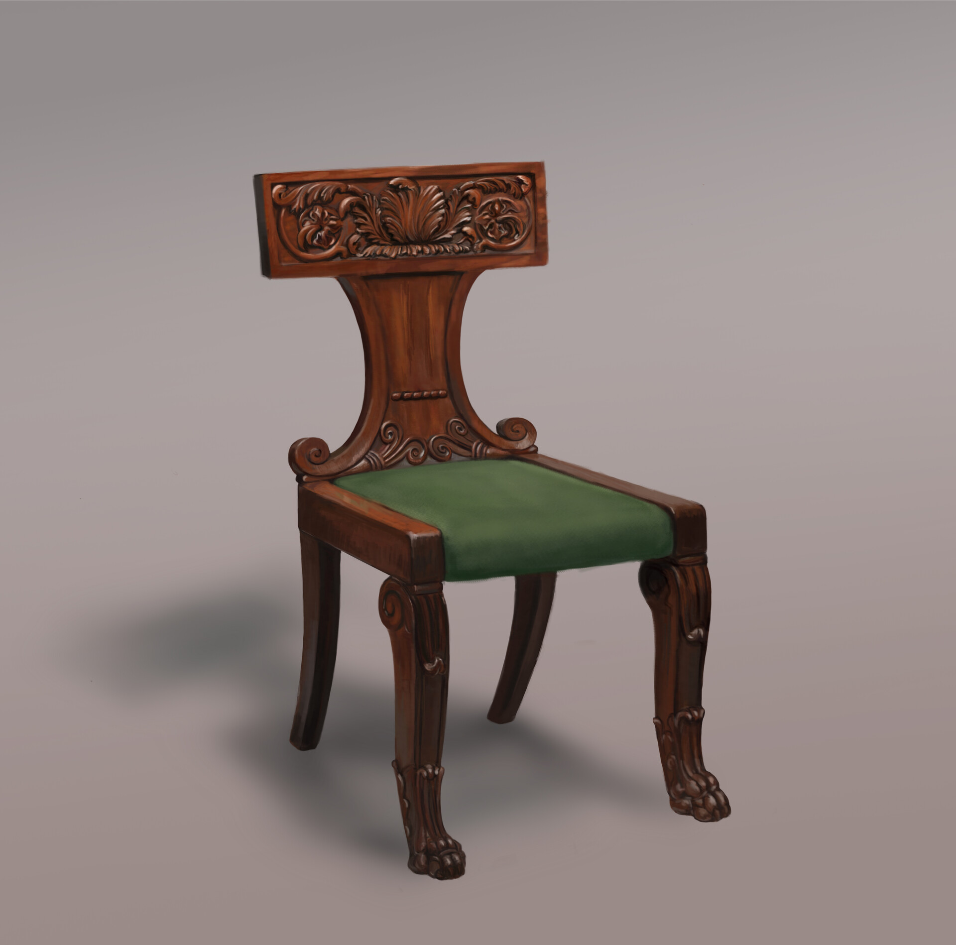 ArtStation - Classic side chair
