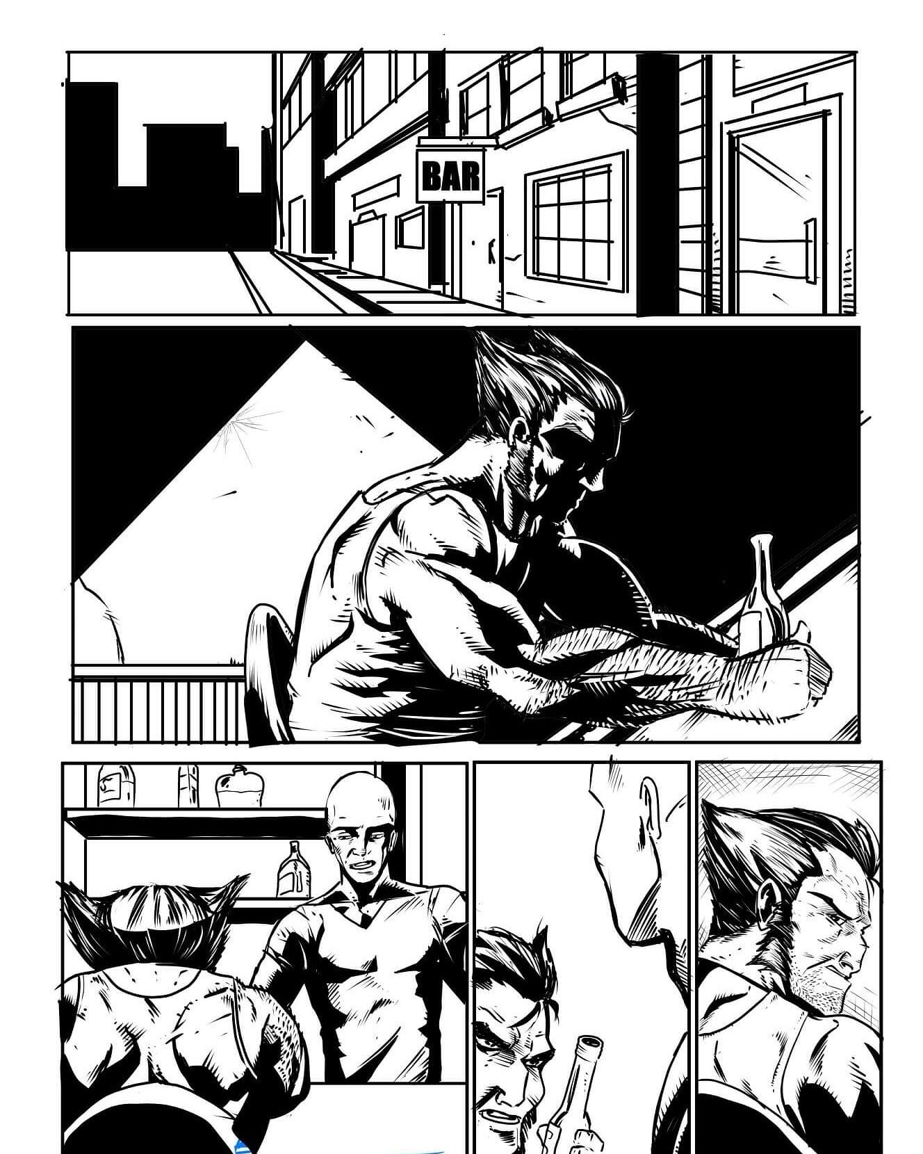 ArtStation - Wolverine sample page 1