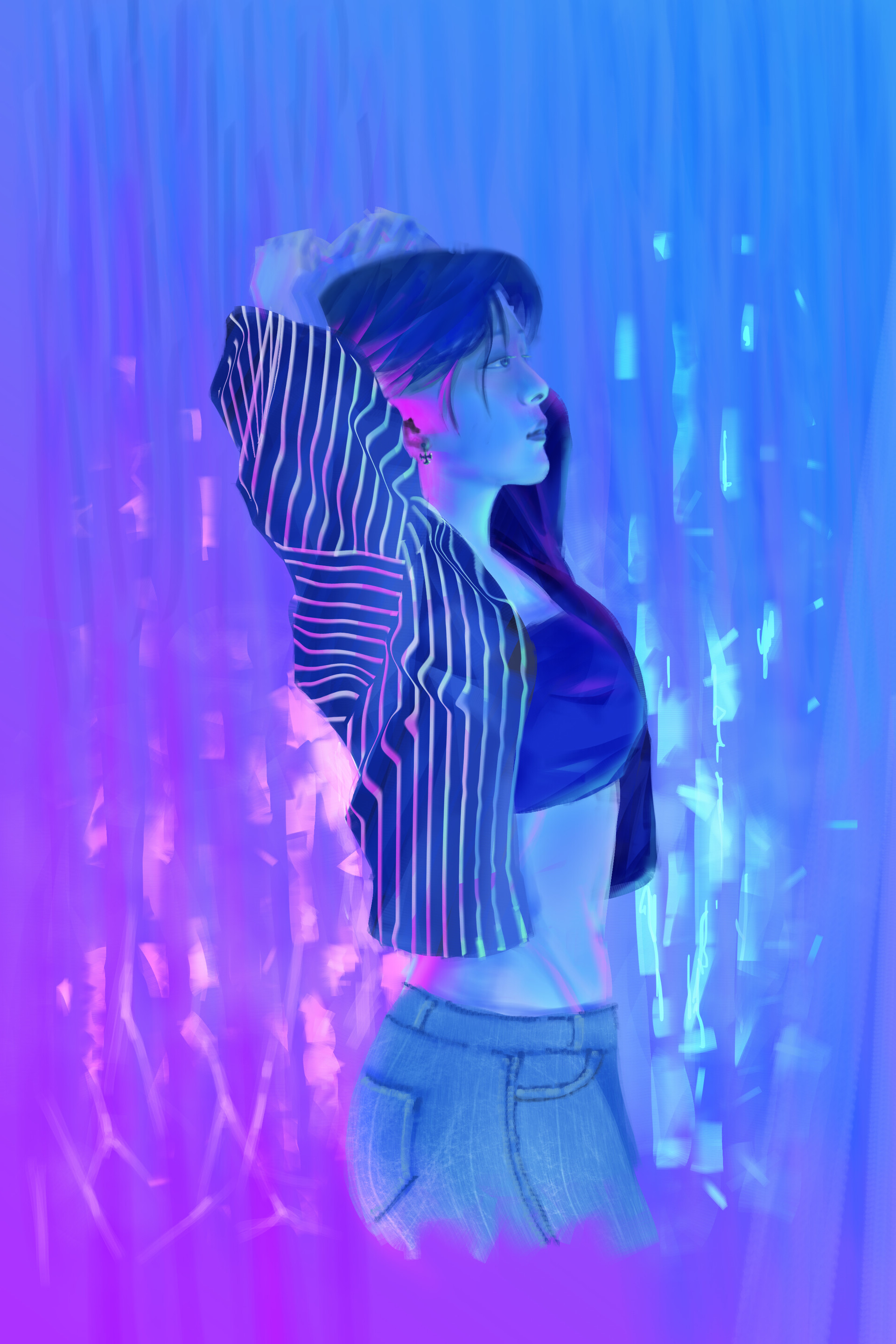 ArtStation - shining girl