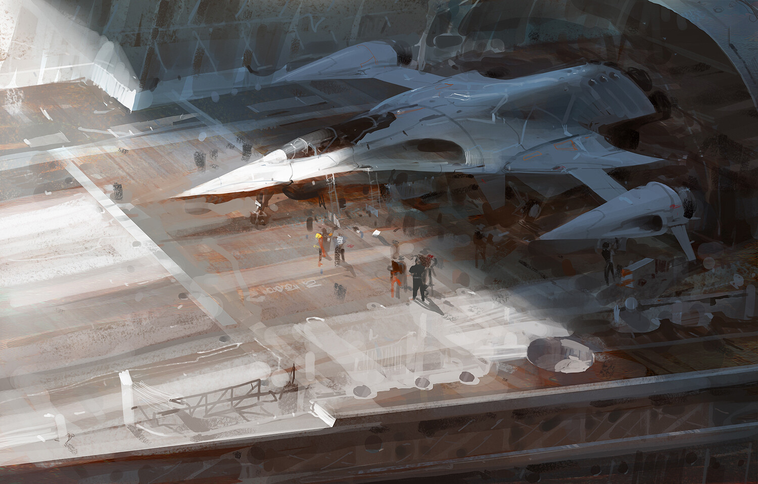 ArtStation - fighter_hangar_03