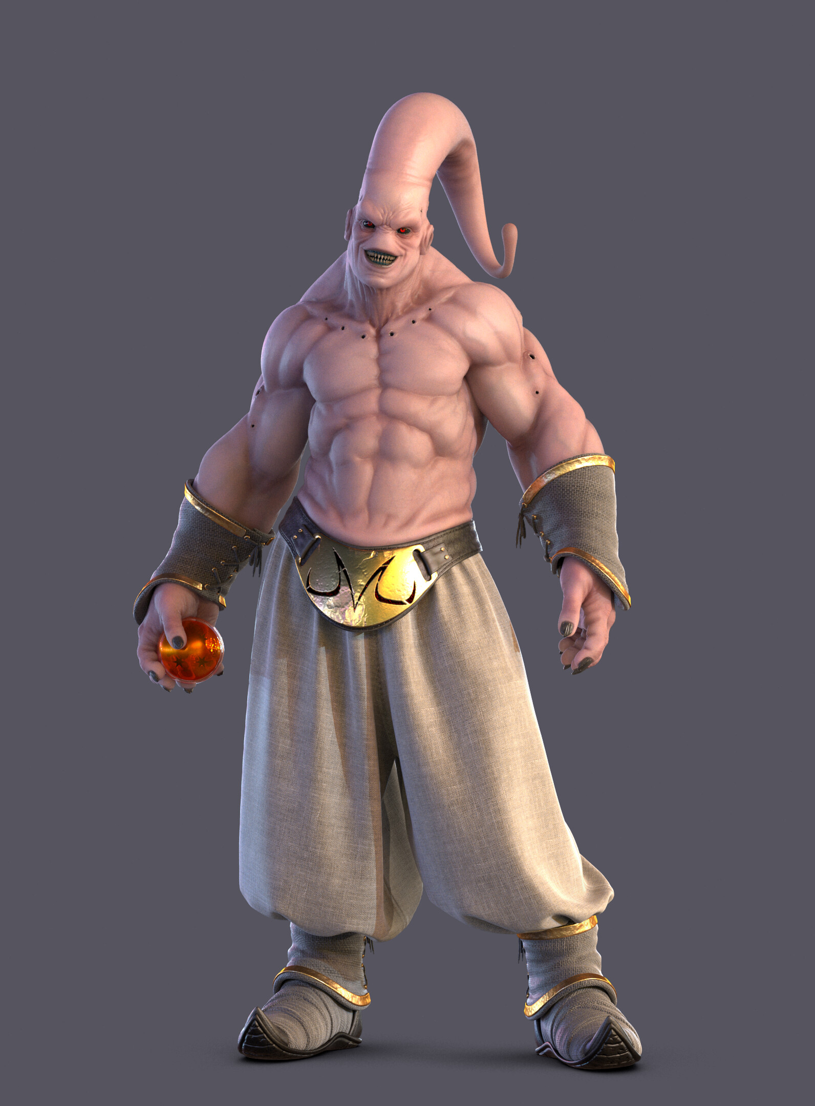 Majin Buu Realista GOKU SS3 VS MAJIN BUU