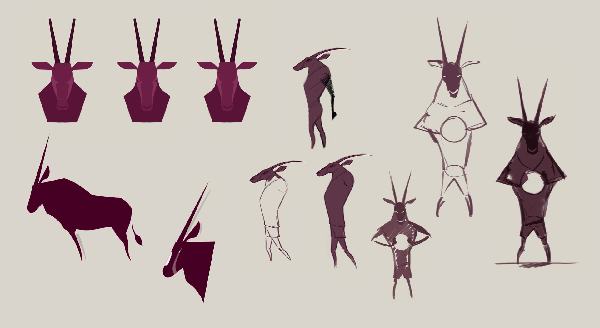 Ant Harding - Oryx Character Mascot Design & Development