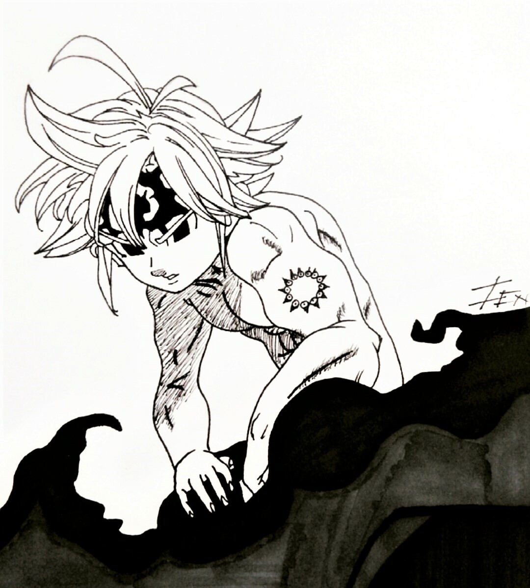 ArtStation - Meliodas (Seven Deadly Sins)