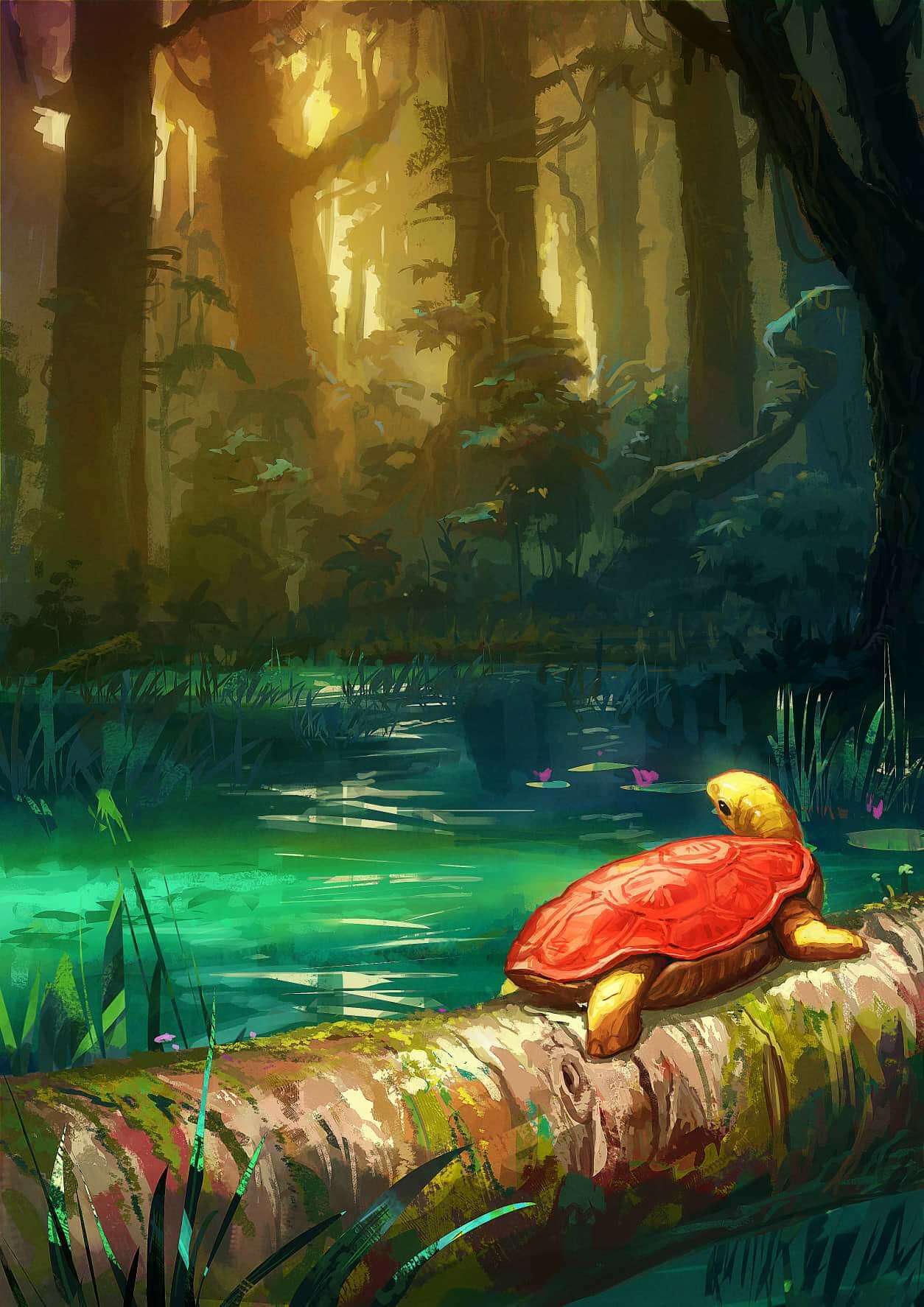 ArtStation - Turtle that wanted to jump