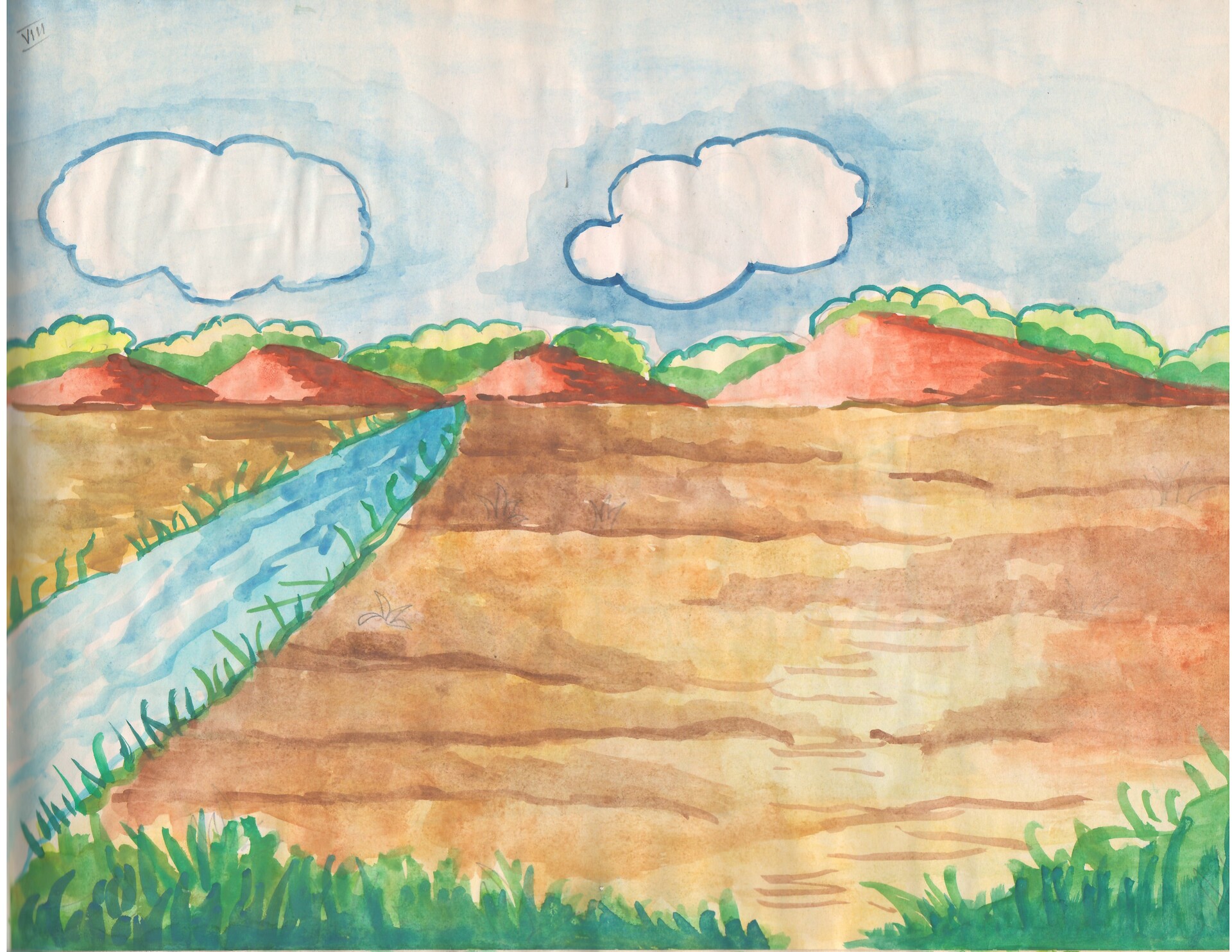 ArtStation - Scenery - deserted barren land