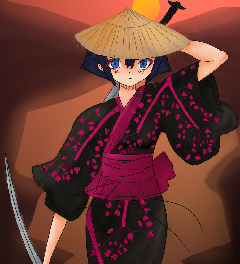 ArtStation - Samurai study.