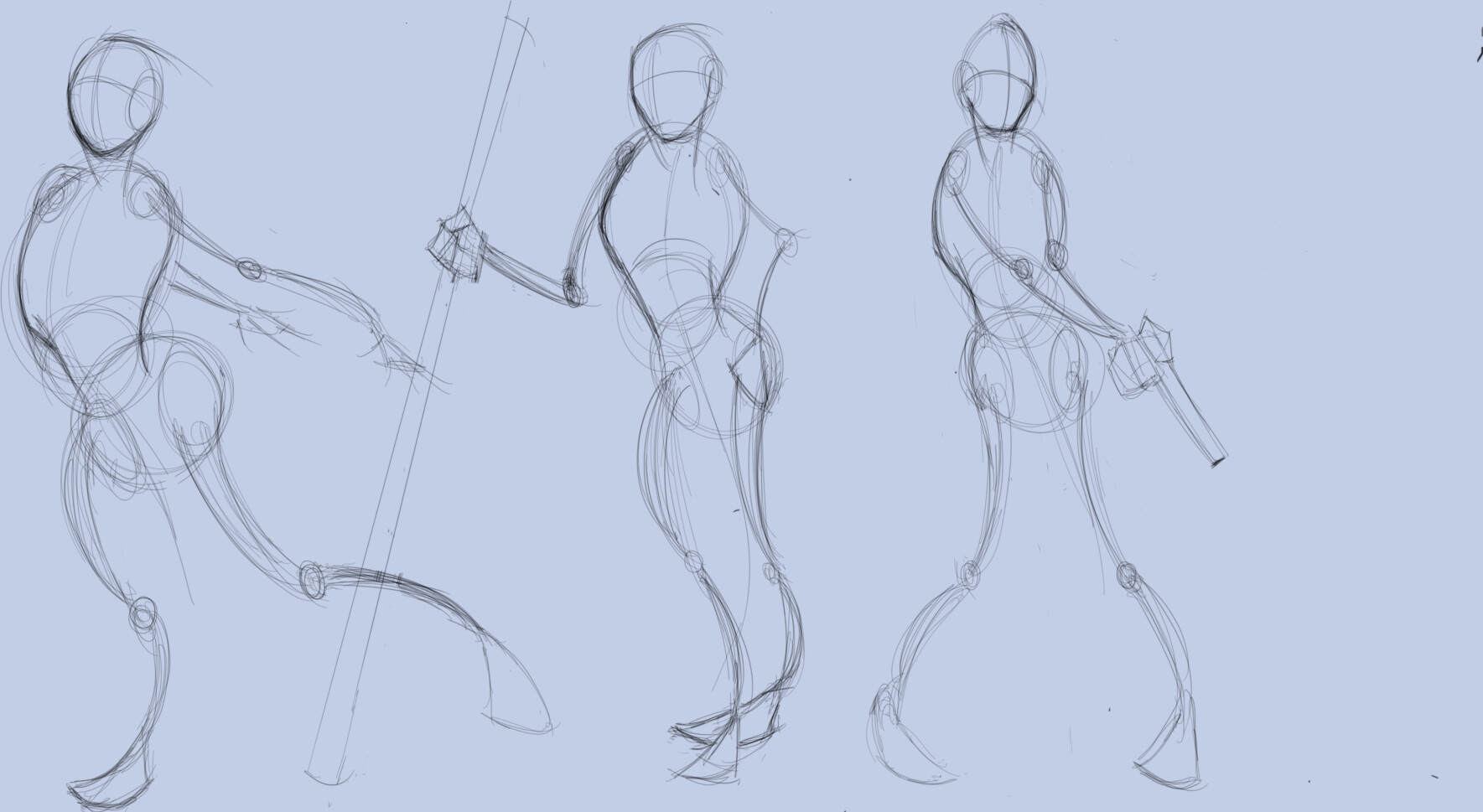 ArtStation - Quick Gesture Drawings