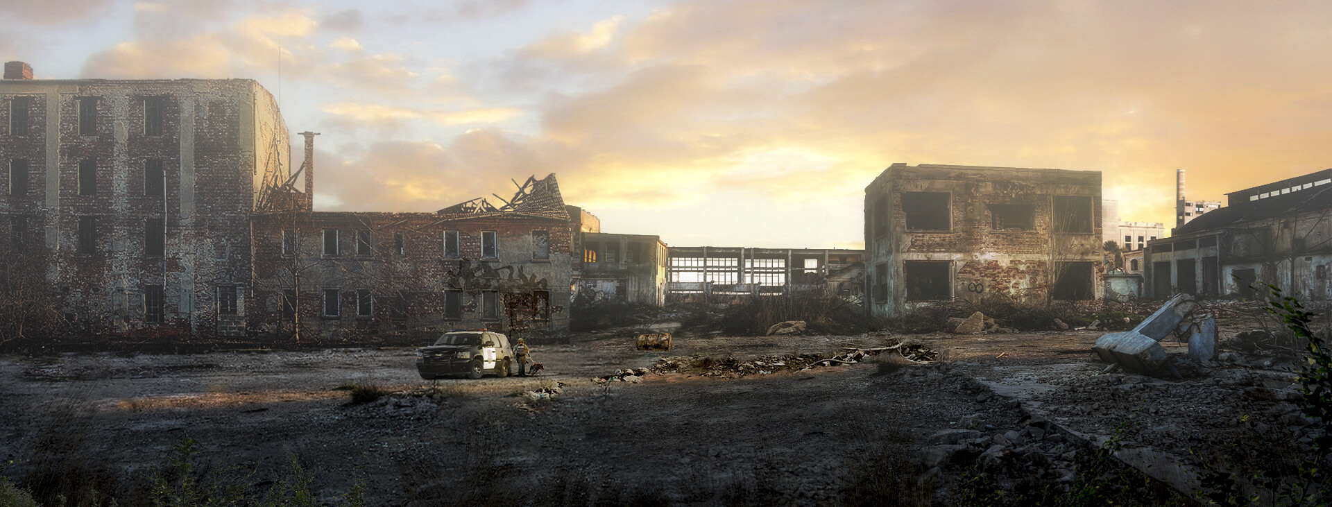 ArtStation - The old factory