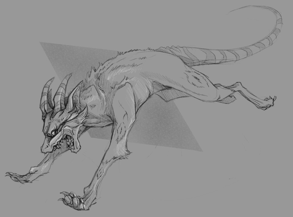 ArtStation - Various creature sketches