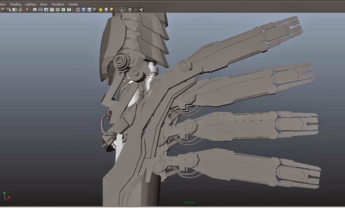 ArtStation - robotic arm - hard surface practice
