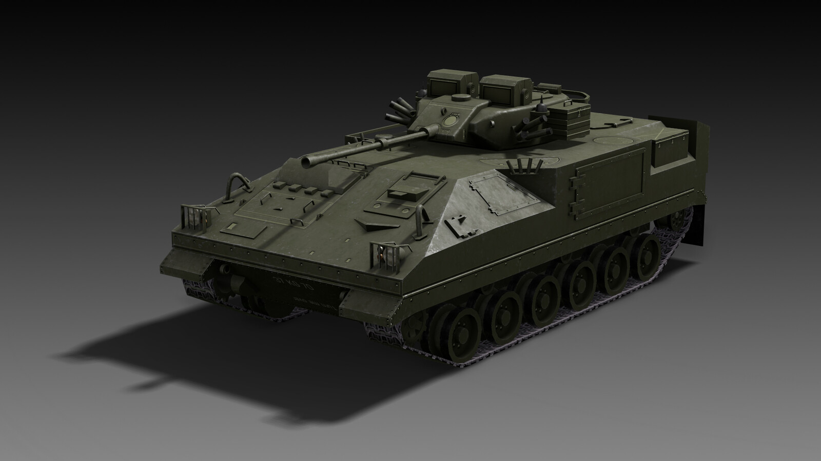Branden Craghead 3D Artist - FV51 Warrior IFV Tank