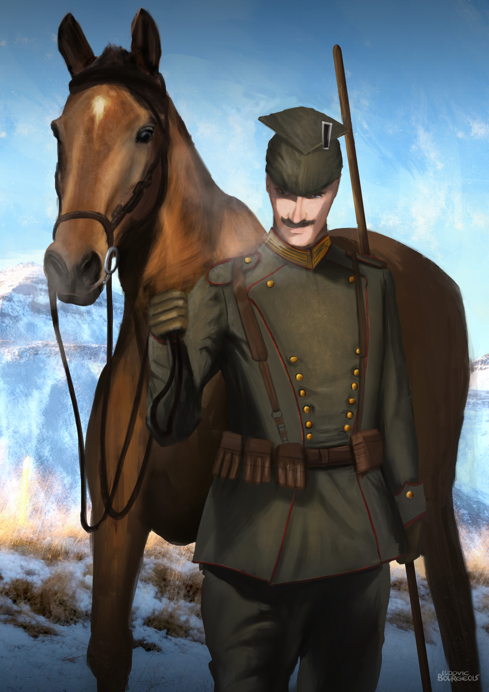 ArtStation - German Ulhan of the Great War