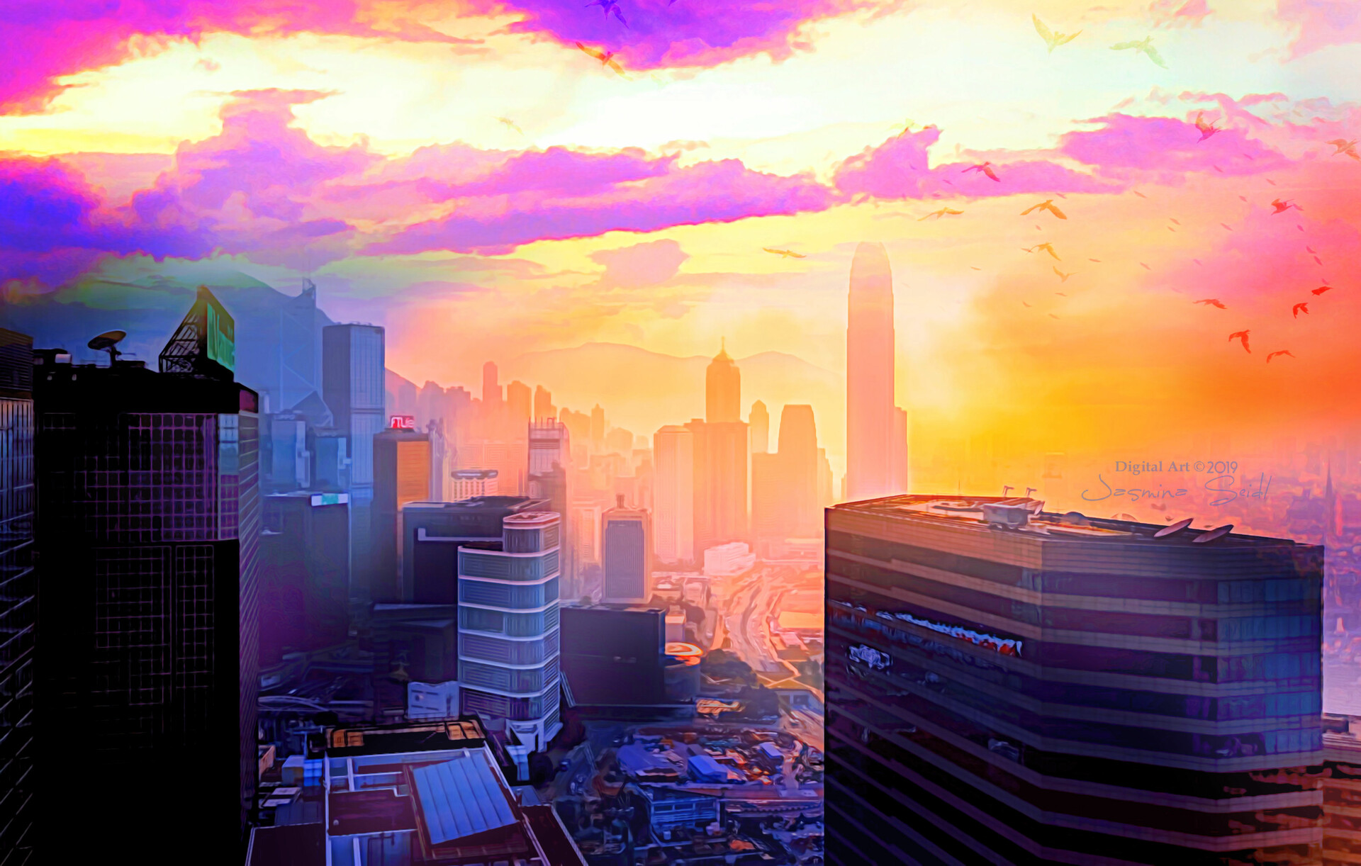 ArtStation - Pink City