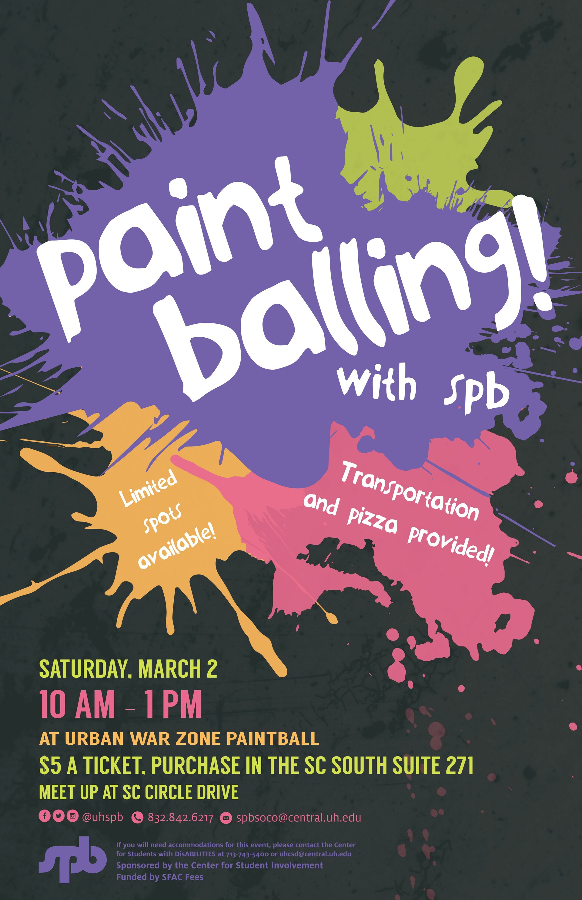 ArtStation - Paintballing poster (2018)