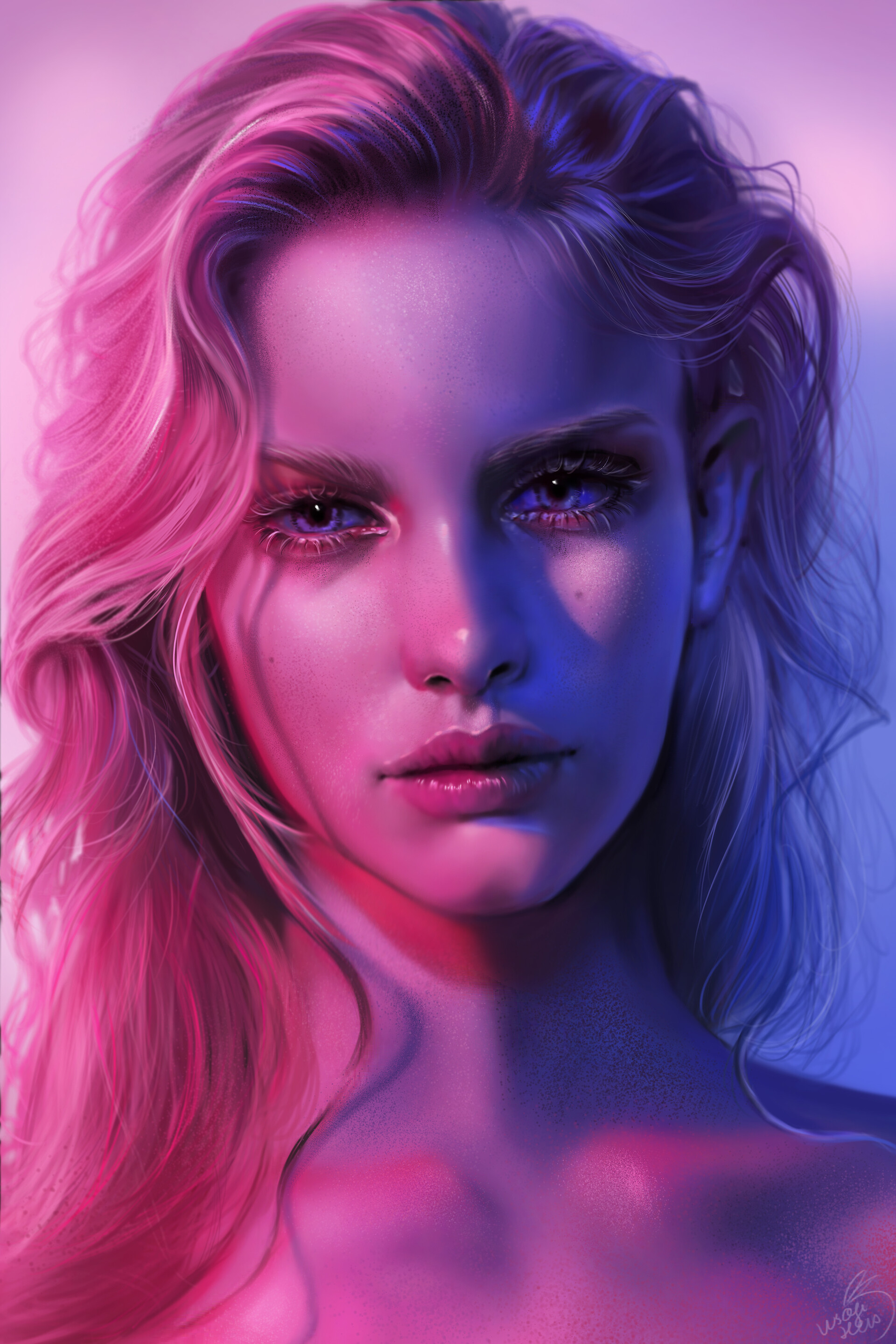 Usagi Christy Lam - Violet Light Study