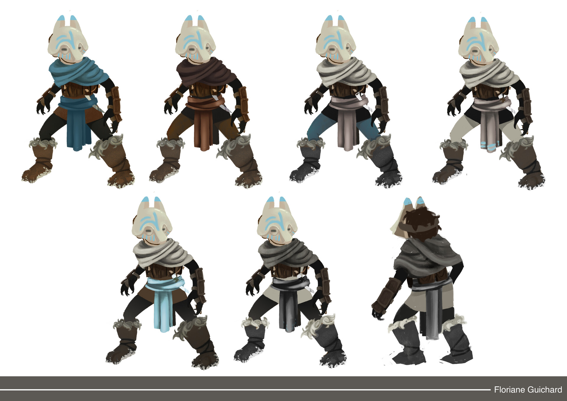 Floriane Guichard - Tokela - Character Exploration