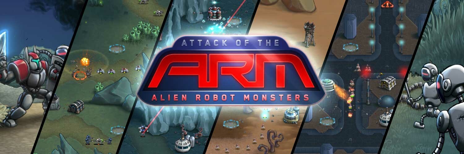 ArtStation - Steam game "Attack of the Alien Robot Monsters"