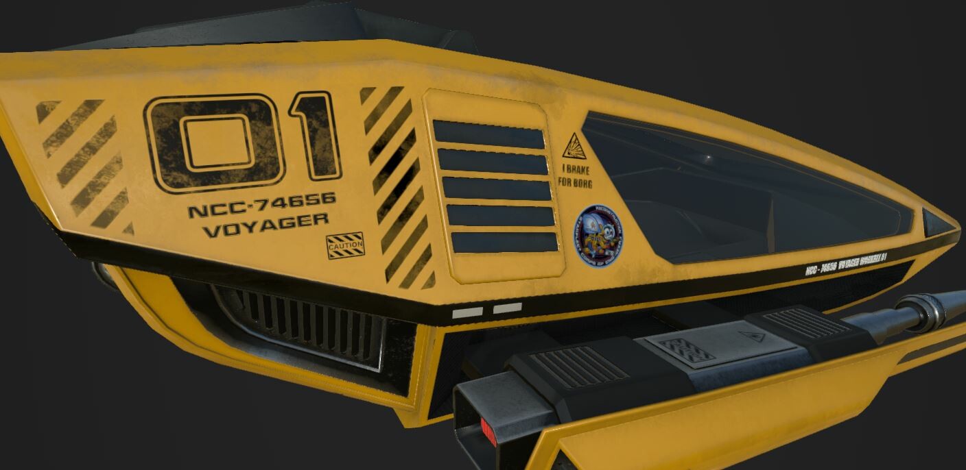 Daniel Korican Portfolio - Voyager work bee shuttle concept