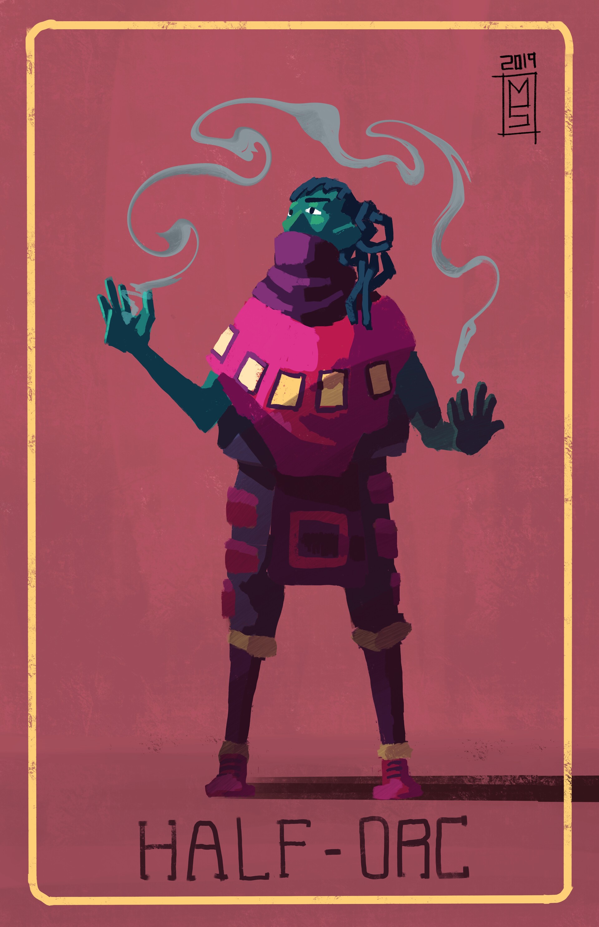 ArtStation - D&D Half-Orc