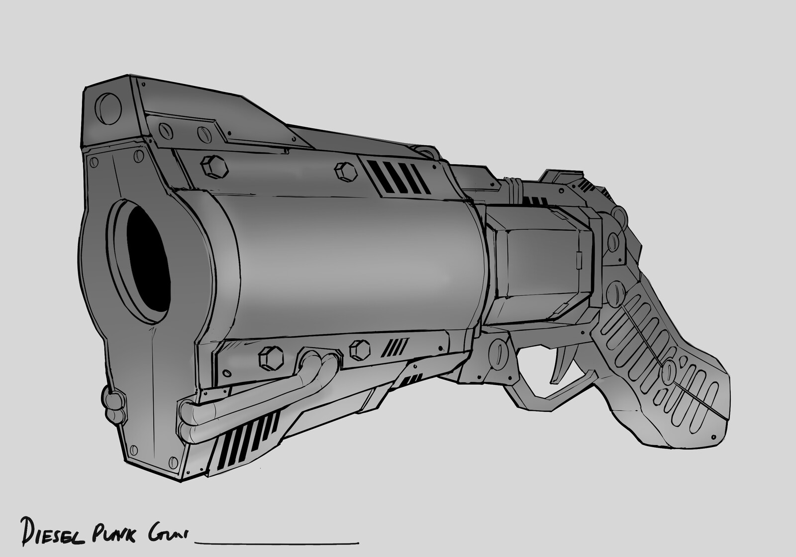 Michael Adrian - Dieselpunk Gun