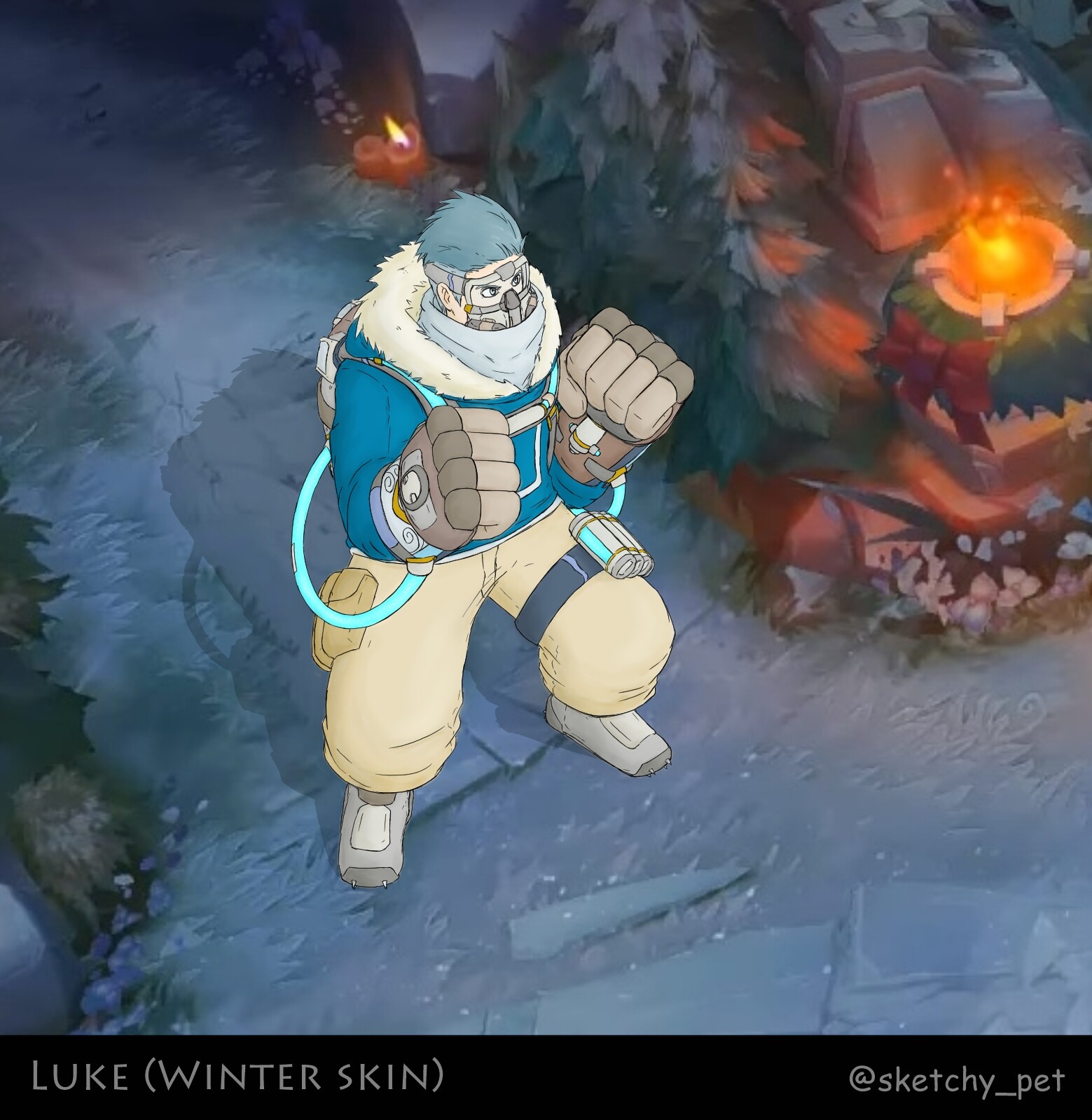 ArtStation - Luke - Winter skin