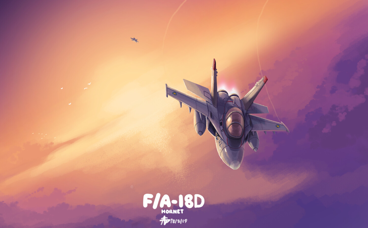 ArtStation - [ Chibi Vehicles ] F/A-18D