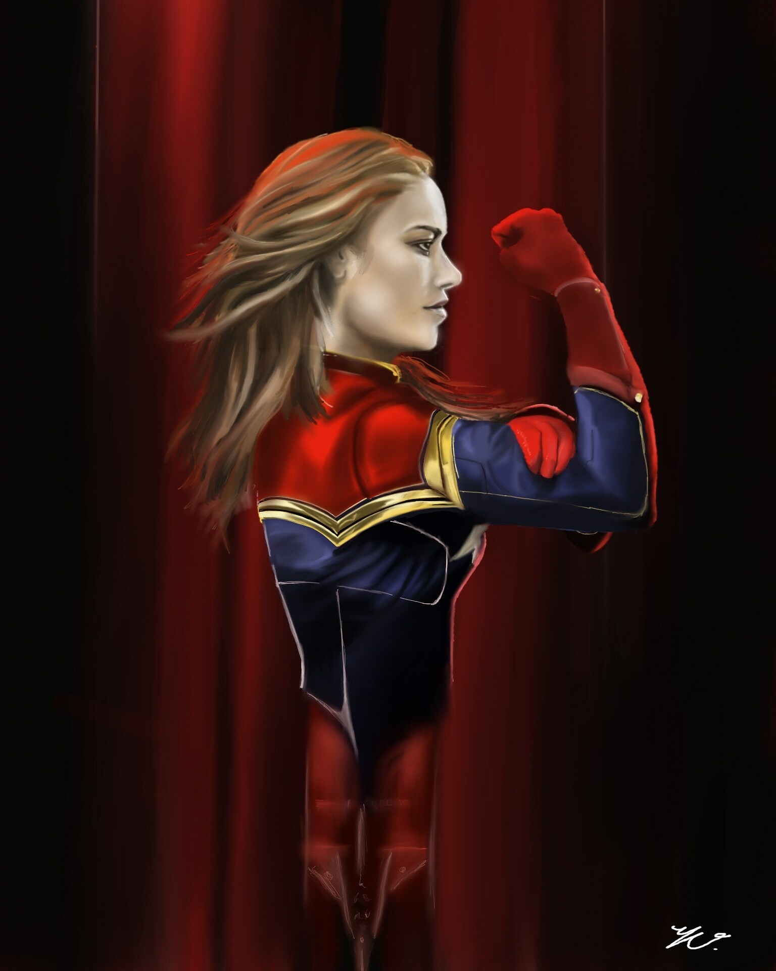 ArtStation - Captain Marvel