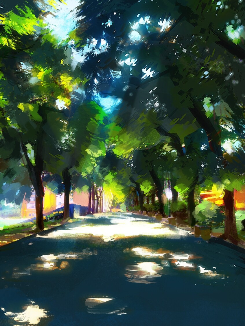 ArtStation - my university scene practice01