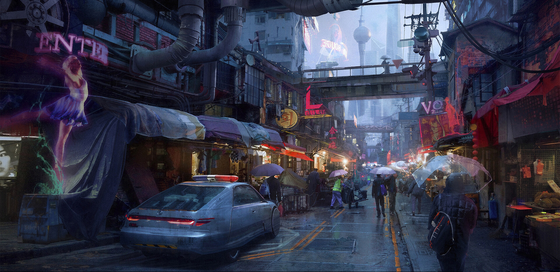 Near Futurescape | Daniel Romanovsky : r/Cyberpunk
