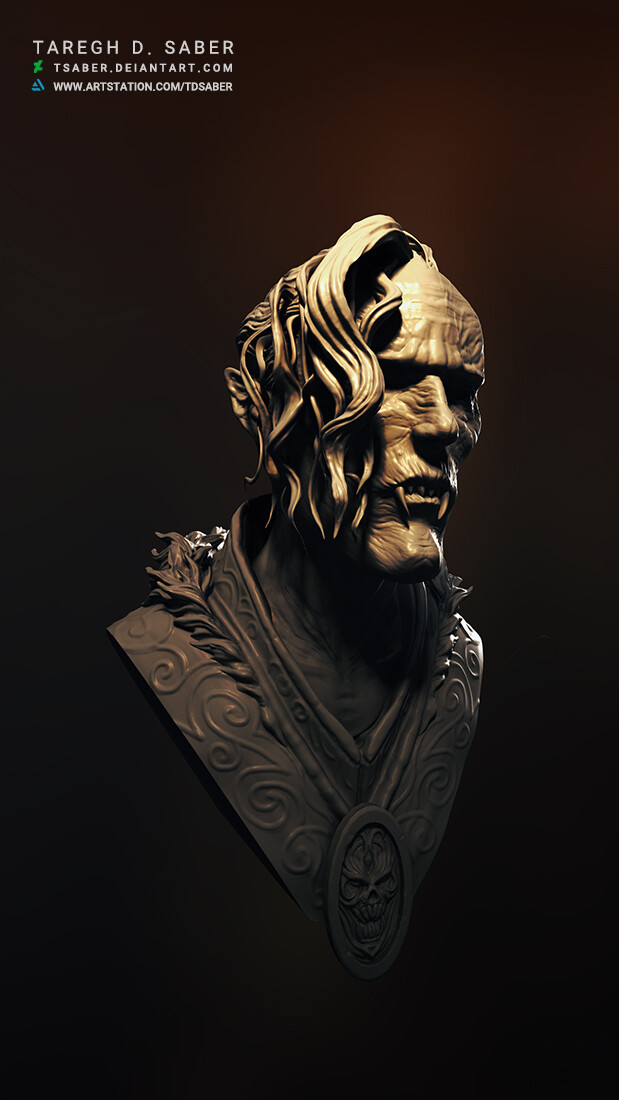 ArtStation - Vampire Bust - 3D Model